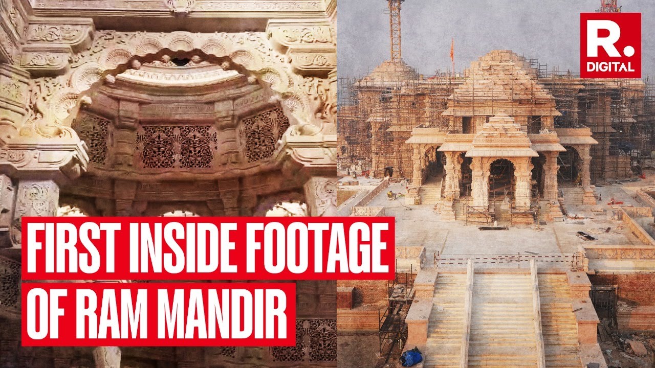 This Is How Ram Mandir Is Looking From The Inside | Republic's ...