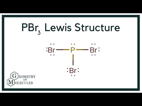 PBr3 Lewis Structure (Phosphorus Tribromide) - YouTube