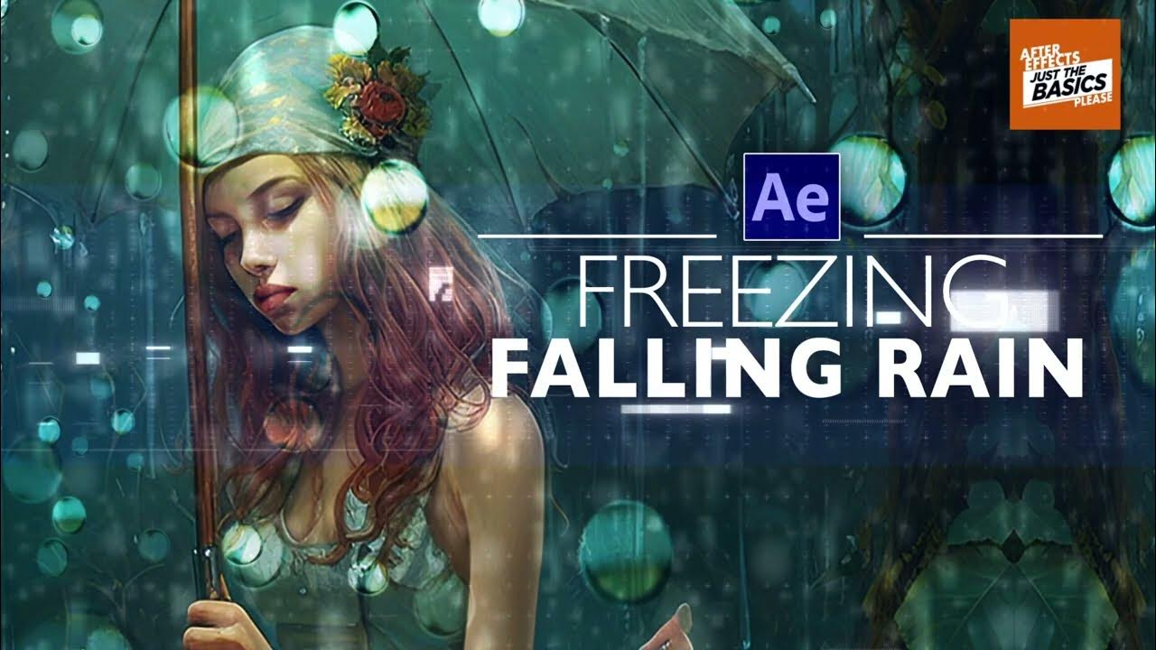 After Effects Tutorial: Falling rain freeze effect Matrix style - YouTube