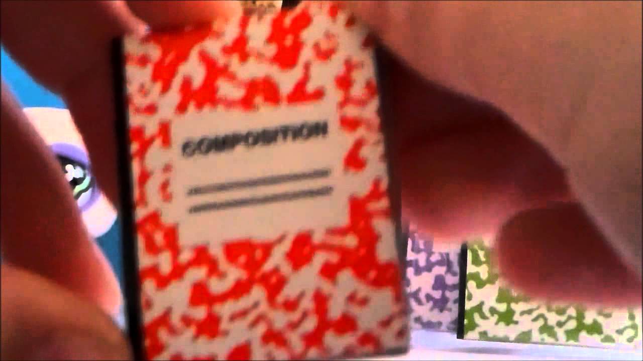 LPS: mini composition notebooks - YouTube