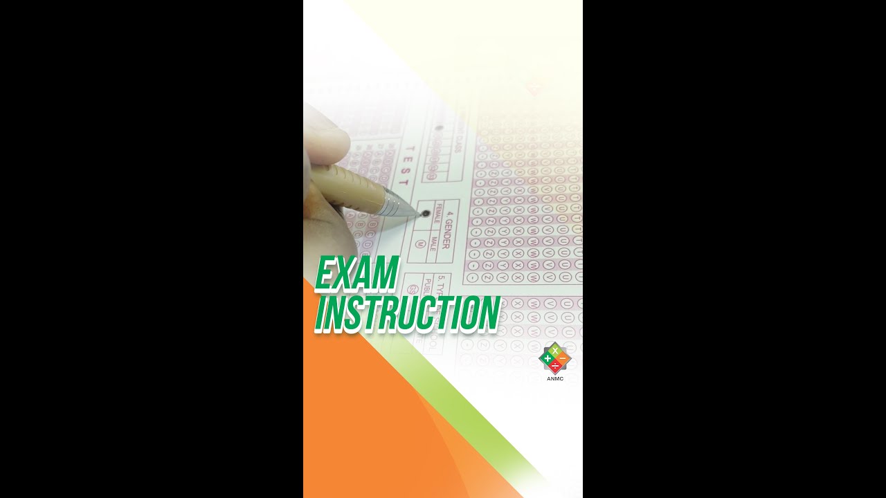 Examination Instruction for ANMC - YouTube