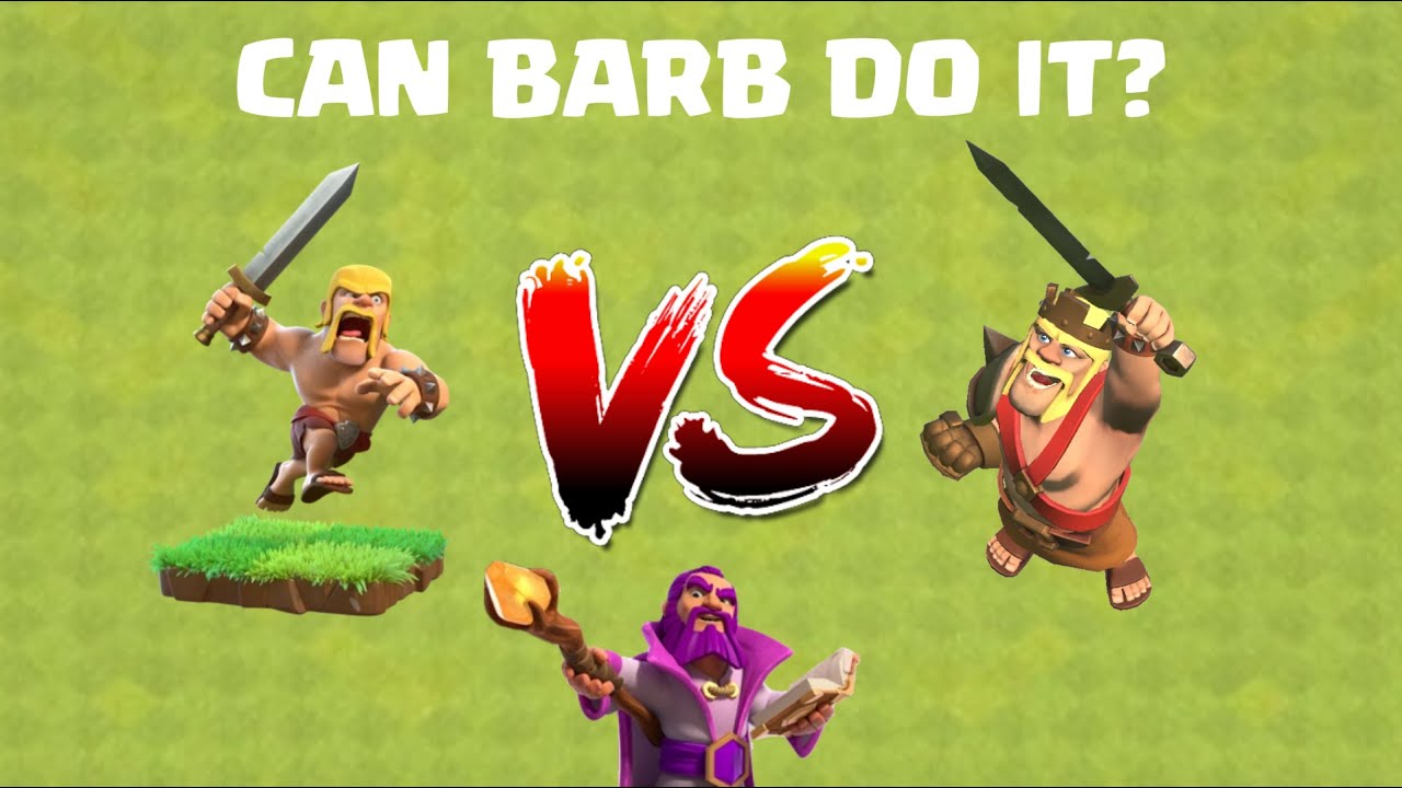 CAN A SINGLE BARB BEAT HIS KING? | Clash of Clans - YouTube