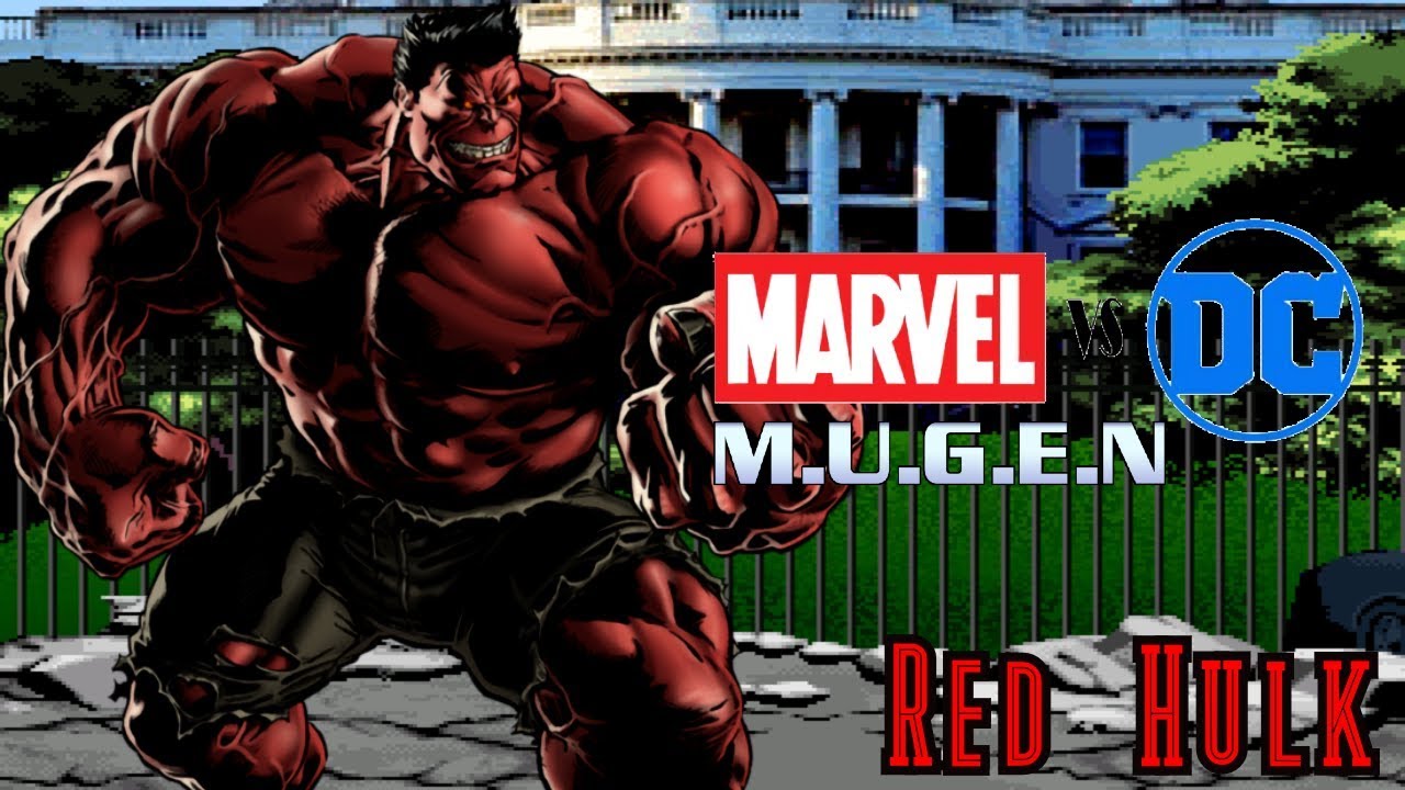 DC vs Marvel Mugen - Burning Fury (Red Hulk's Arcade Run) - YouTube