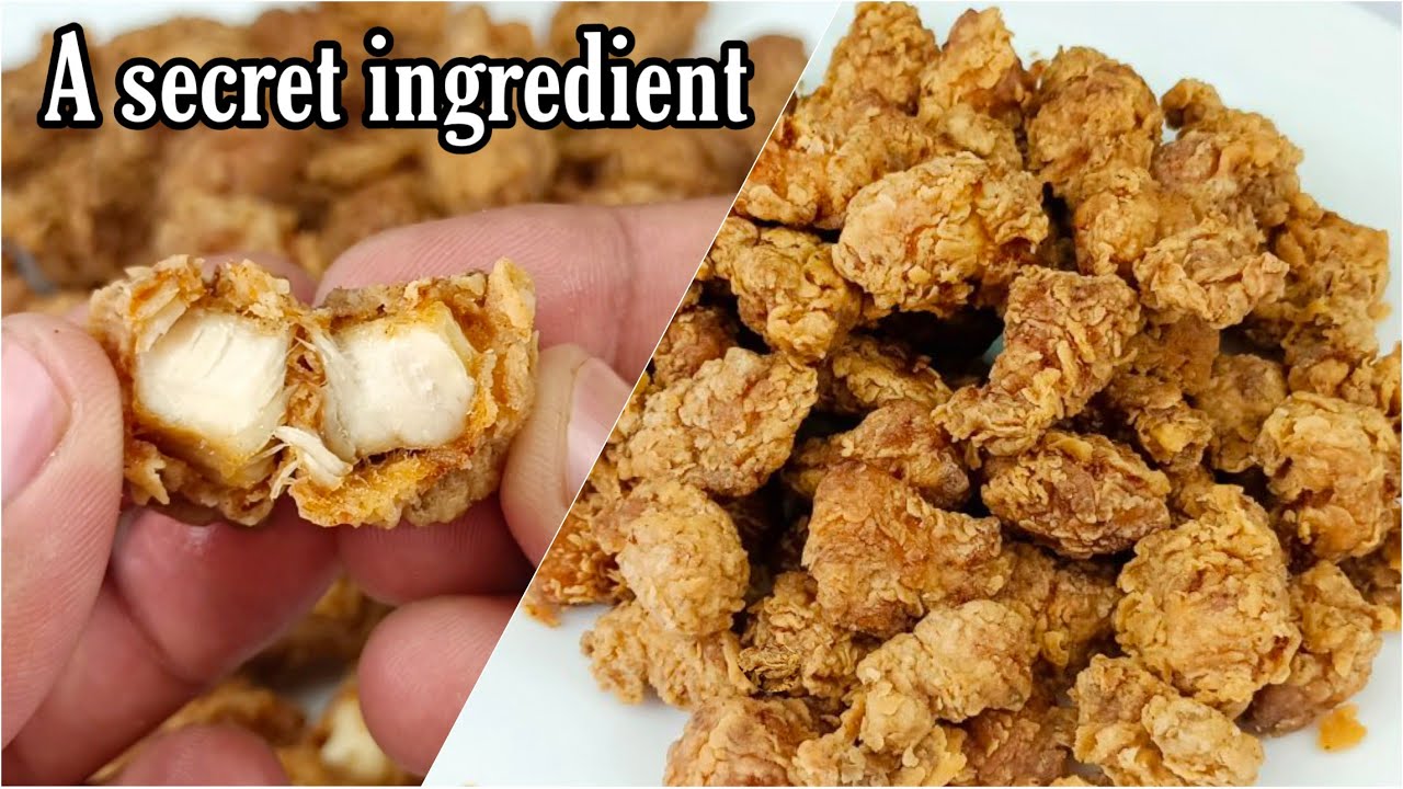 KFC style Popcorn chicken | extra Crispy & juicy popcorn chicken recipe ...