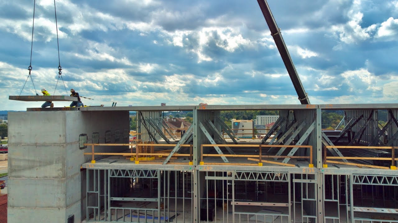 4K Drone Footage Construction Fly Through For Grace Construction ...