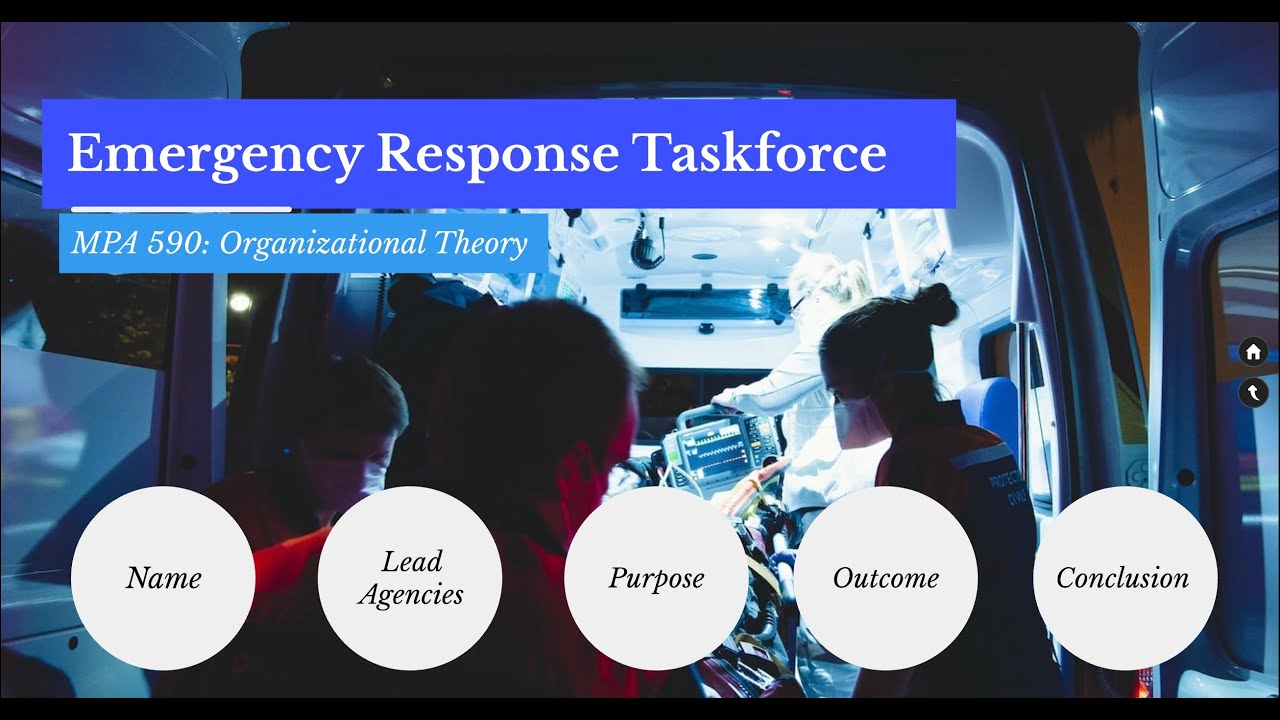 emergency response taskforce - YouTube