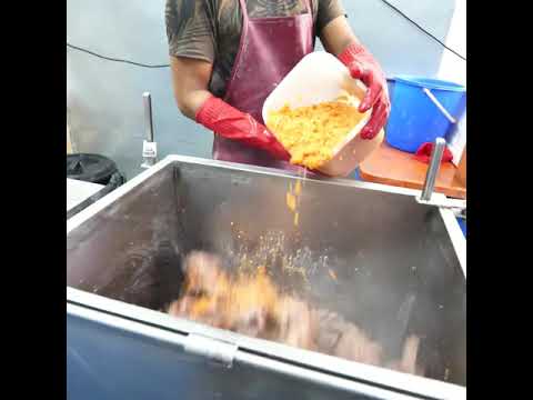 Meleleh air liur bila pekena Rara Lekor 🤤 Keropok Lekor Terengganu Warisan Asli Losong,  Nasi Dagang