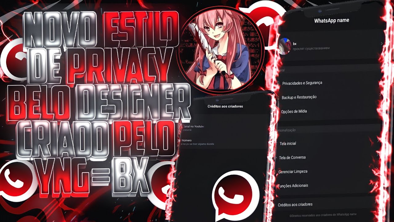[🦎] NOVO ESTILO DE PRIVACY PARA TIAGO V10 BY @Yng-bx - YouTube