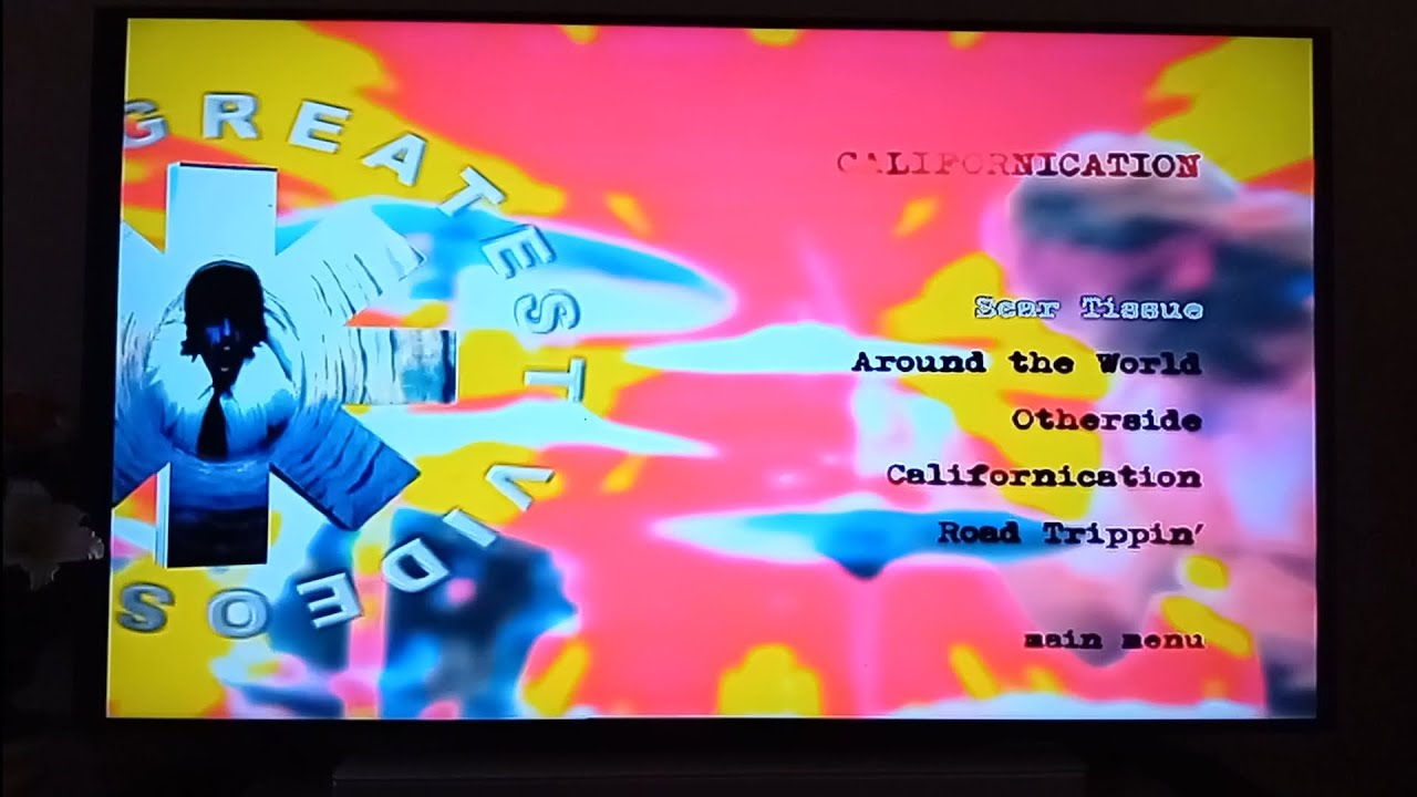 Red Hot Chili Peppers - Greatest Videos - Menu DVD - YouTube