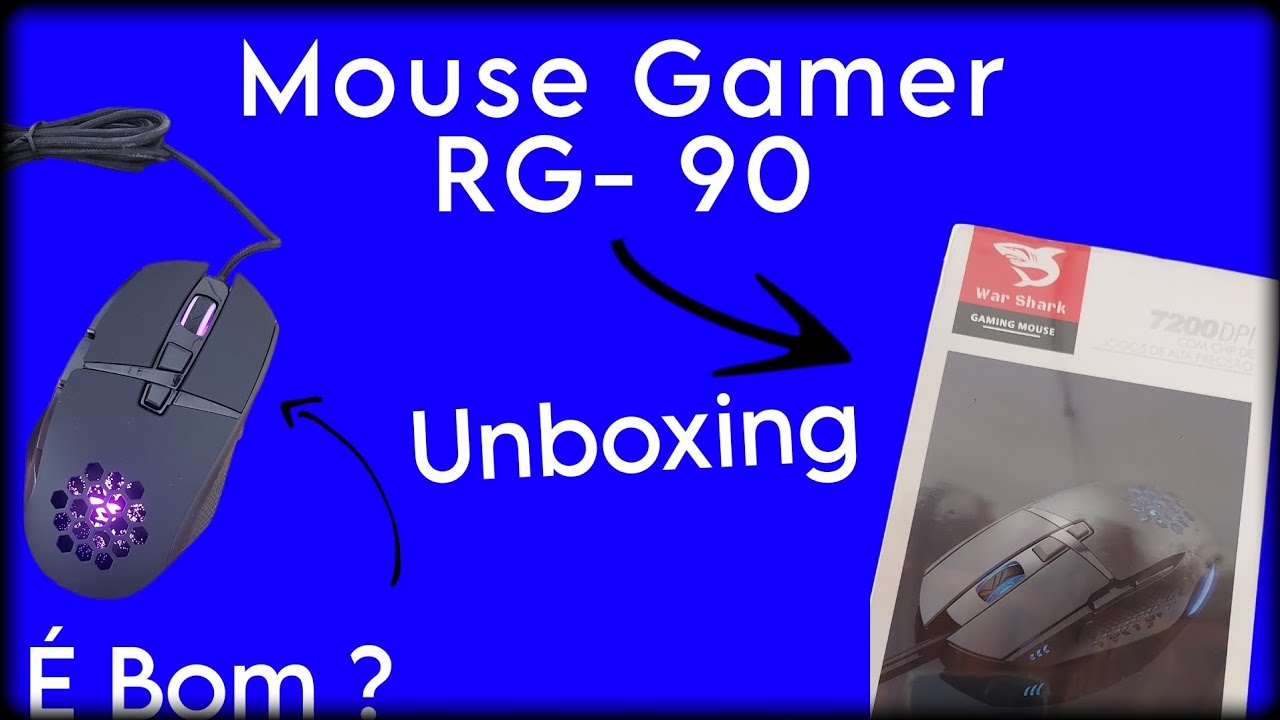 Unboxing Mouse Gamer RG - 90 - YouTube