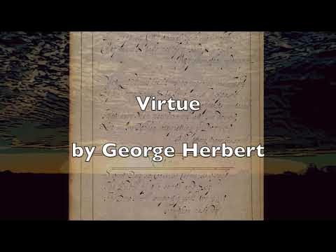 "Virtue" by George Herbert, read in Early Modern pronunciation - YouTube