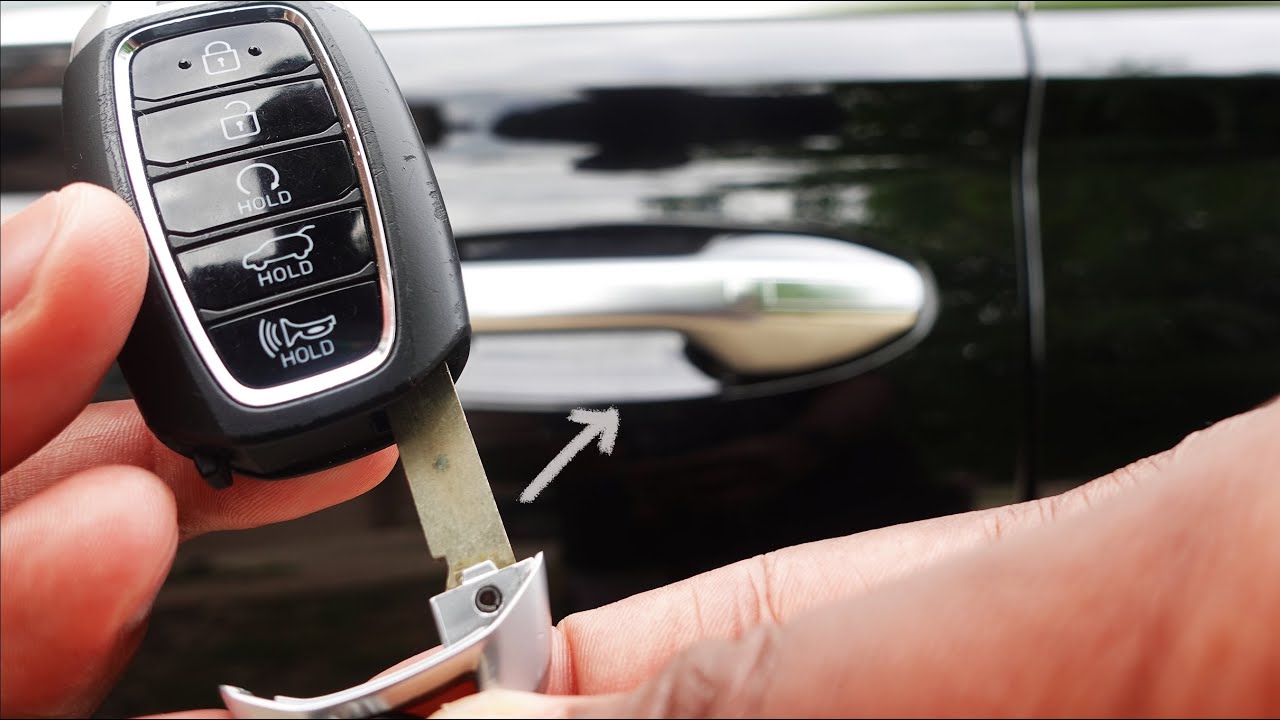 How to Open Car Door With Dead Battery Key Fob - YouTube