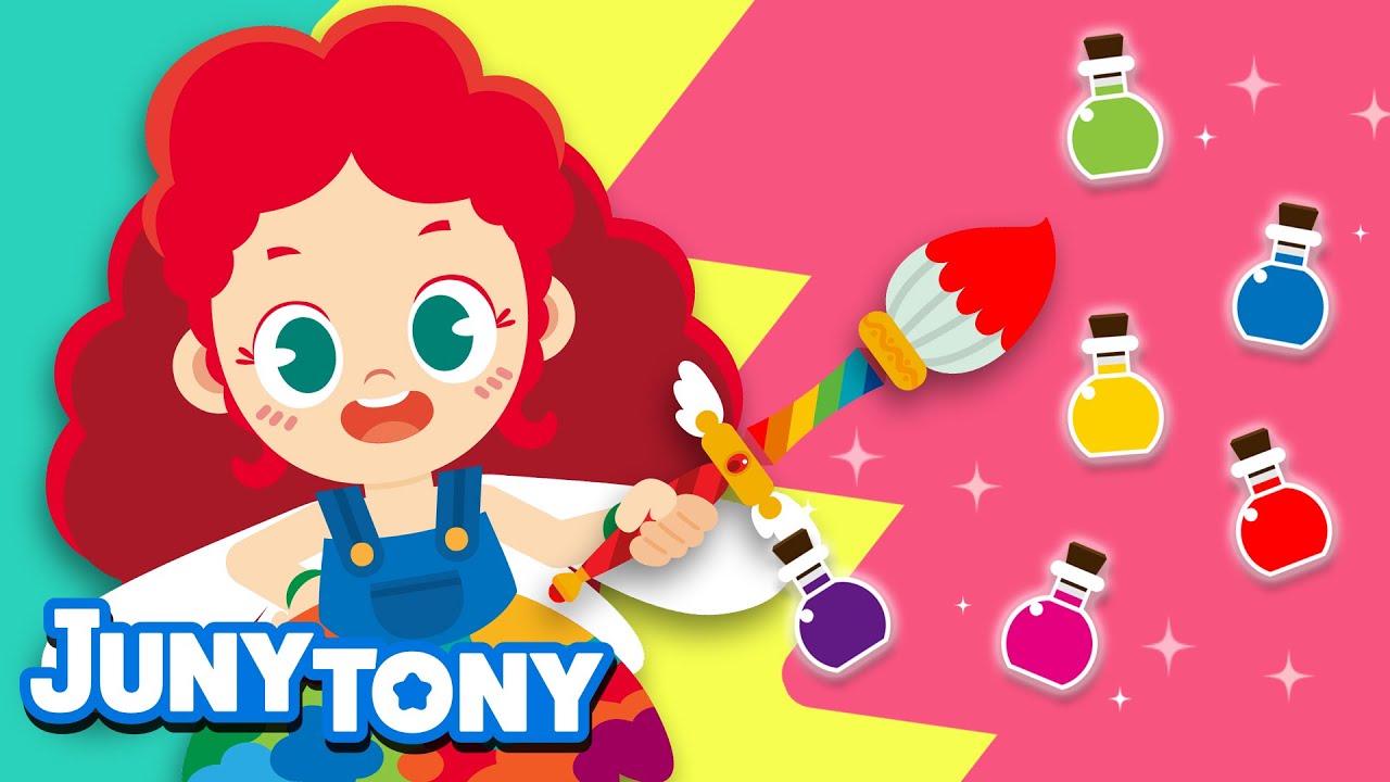 Colory Witch | Paint Stealer! | Lost Color Song | Rainbow Colors | Kids ...