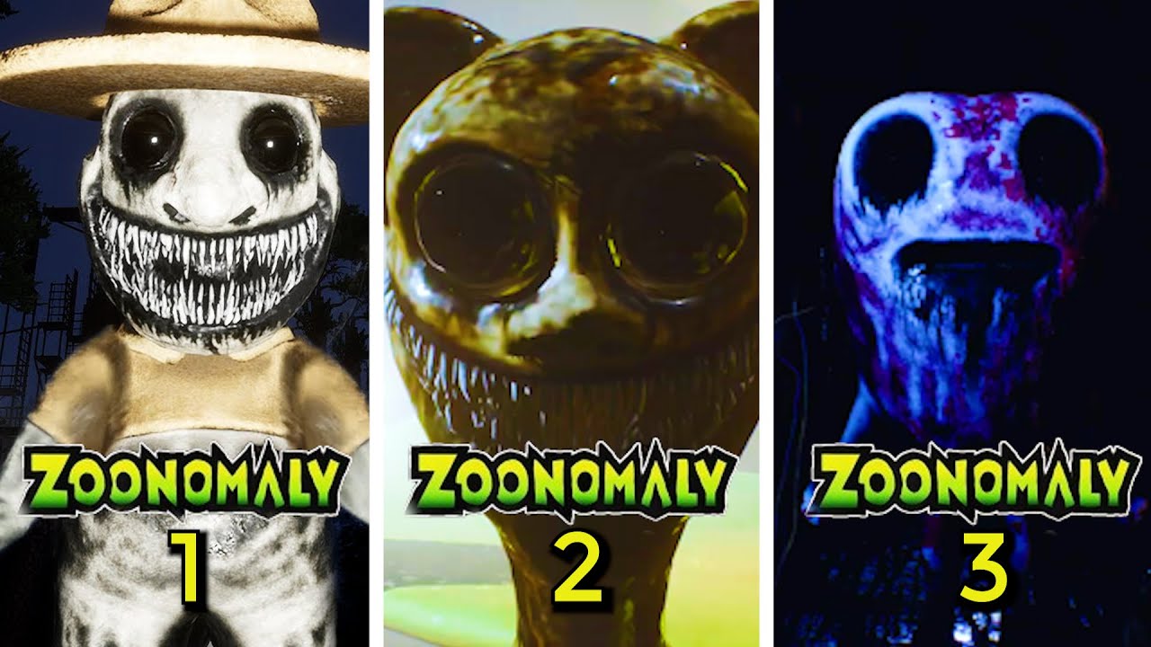 Zoonomaly Character Evolution - Zoonomaly Horror Game 1 2 3 4 - YouTube