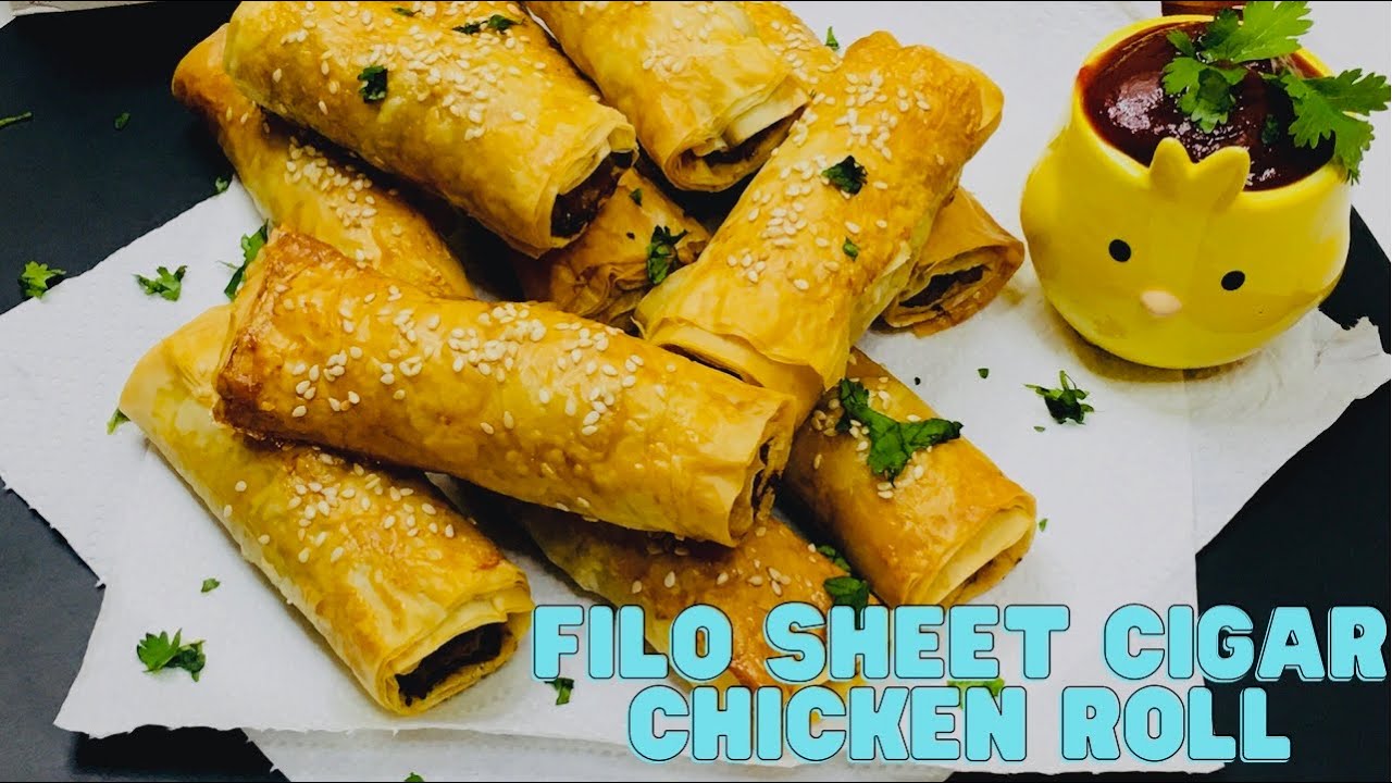 chicken filo pastry recipes || chicken roll recipe for Ramadan || BY ...