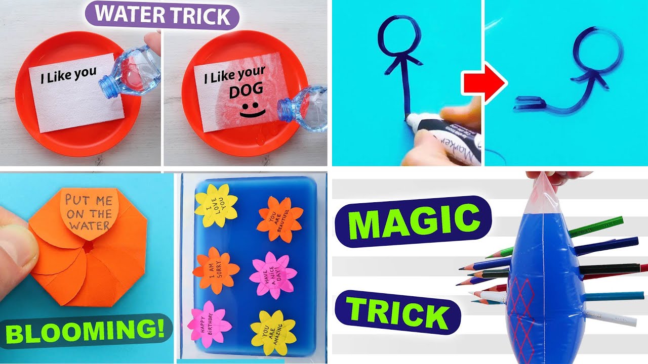 10 BEST WATER TRICKS. FUNNY IDEAS TO TRY NOW. Easy Experiments - YouTube