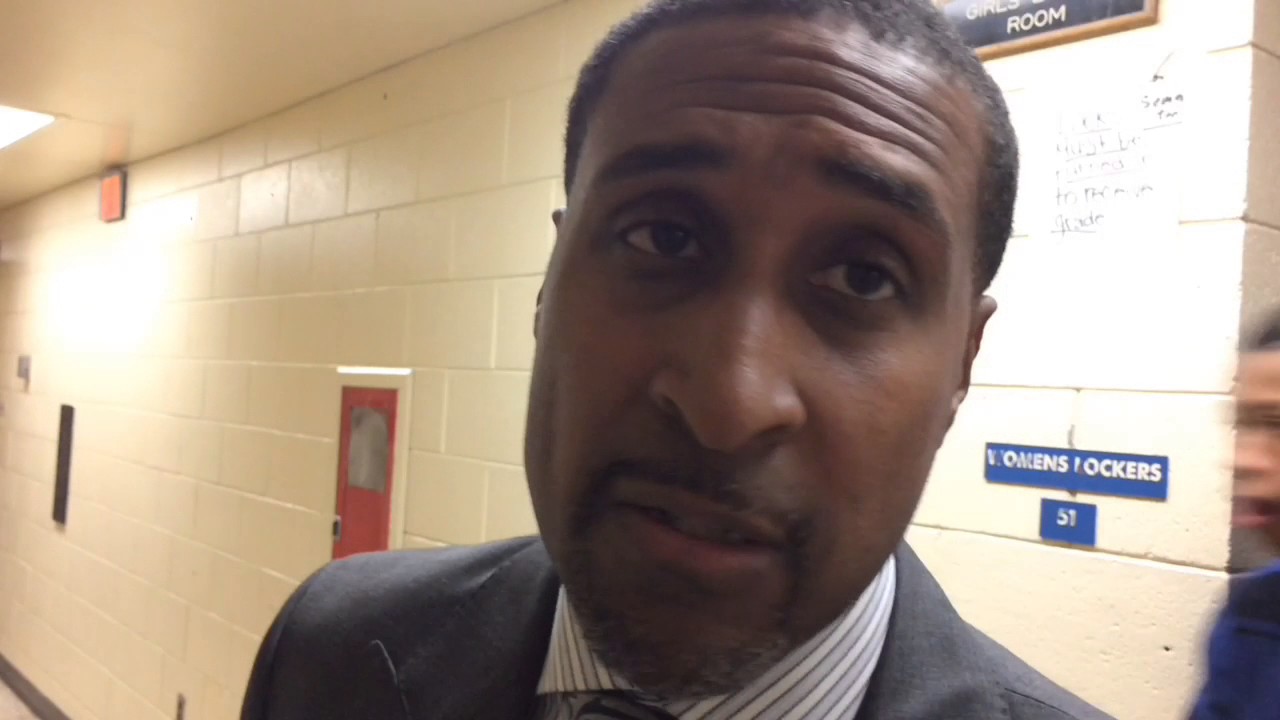 Muskegon coach Keith Guy discusses victory over Union - YouTube