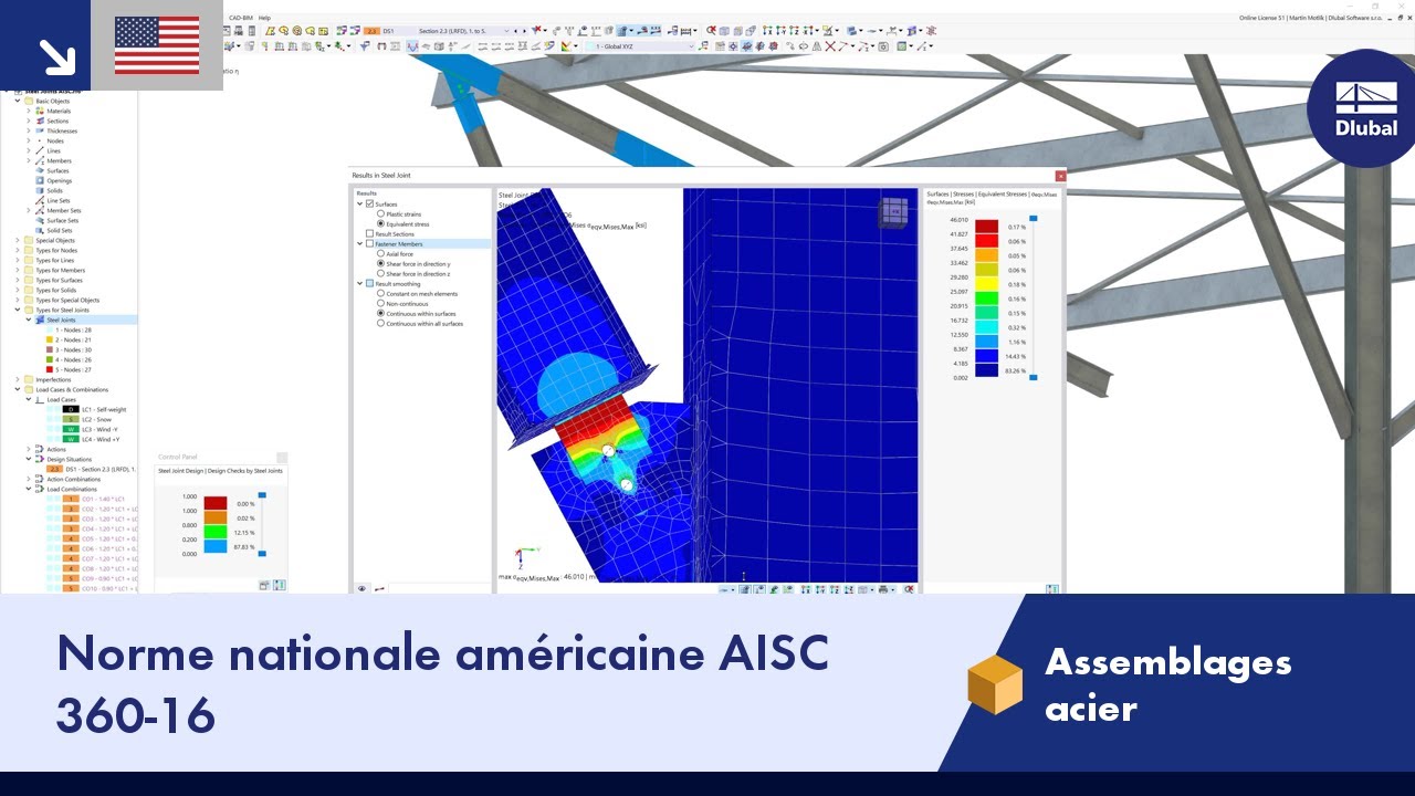 [EN] Assemblages acier | Norme nationale américaine ANSI/AISC 360-16 - YouTube