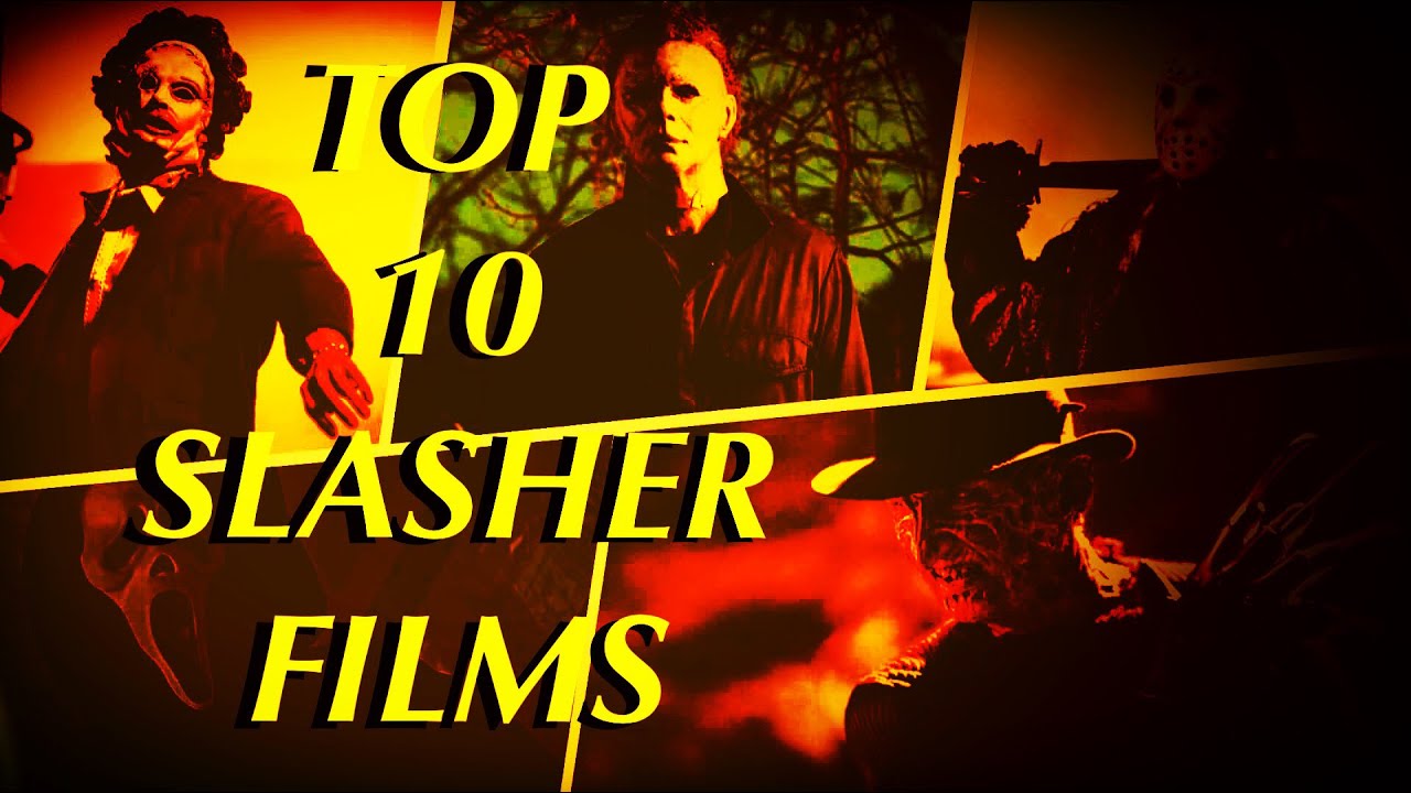 My Top 10 - Slasher Films - YouTube