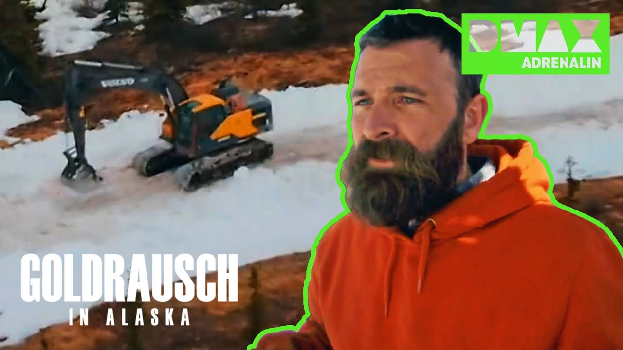 Mit dem Bagger durch das Eis | Die Schatzsucher - Goldrausch in Alaska ...