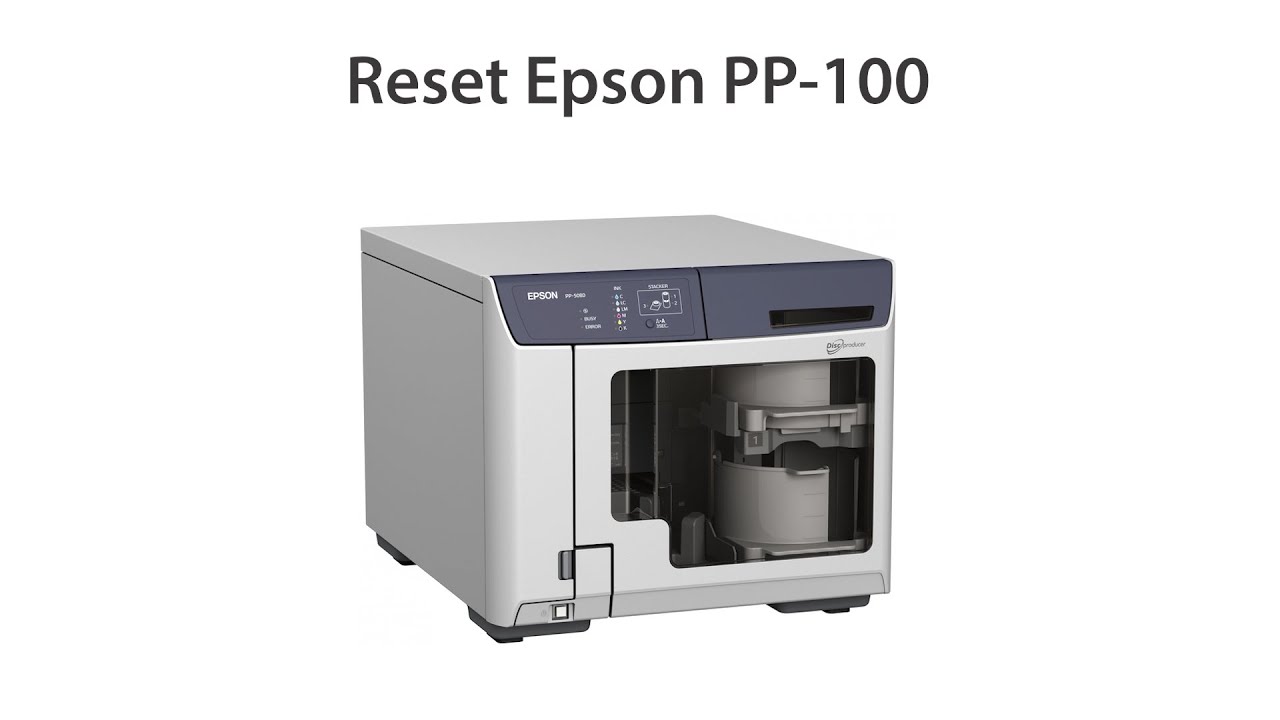 Reset Epson PP 100 Wicreset Key - YouTube