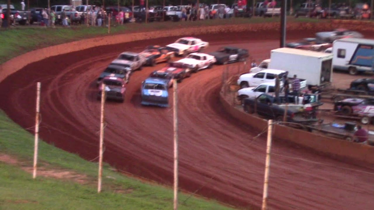 Winder Barrow Speedway Stock Eight Cylinders Feature Race 8/15/15 - YouTube
