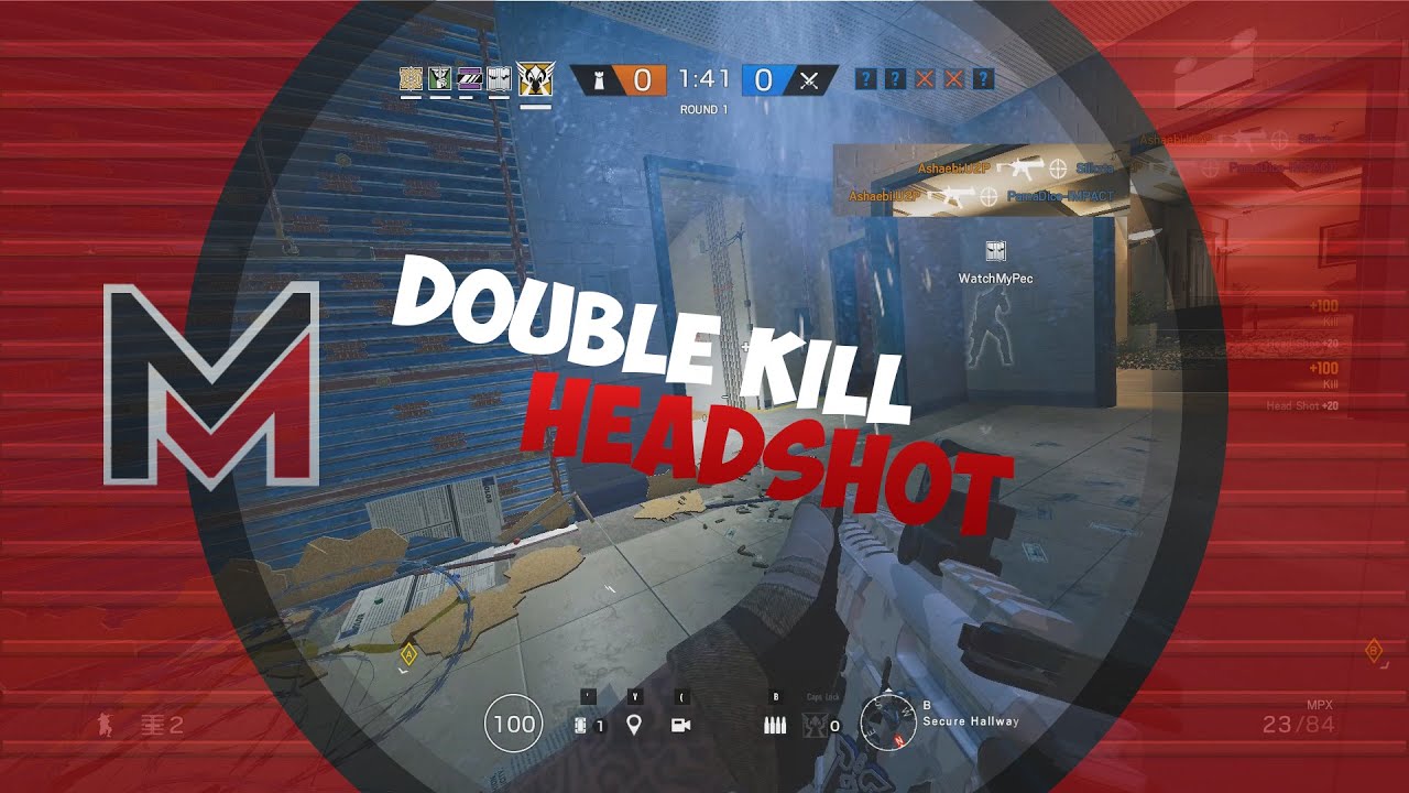 DOUBLE KILL HEADSHOT | RAINBOW SIX SIEGE - YouTube