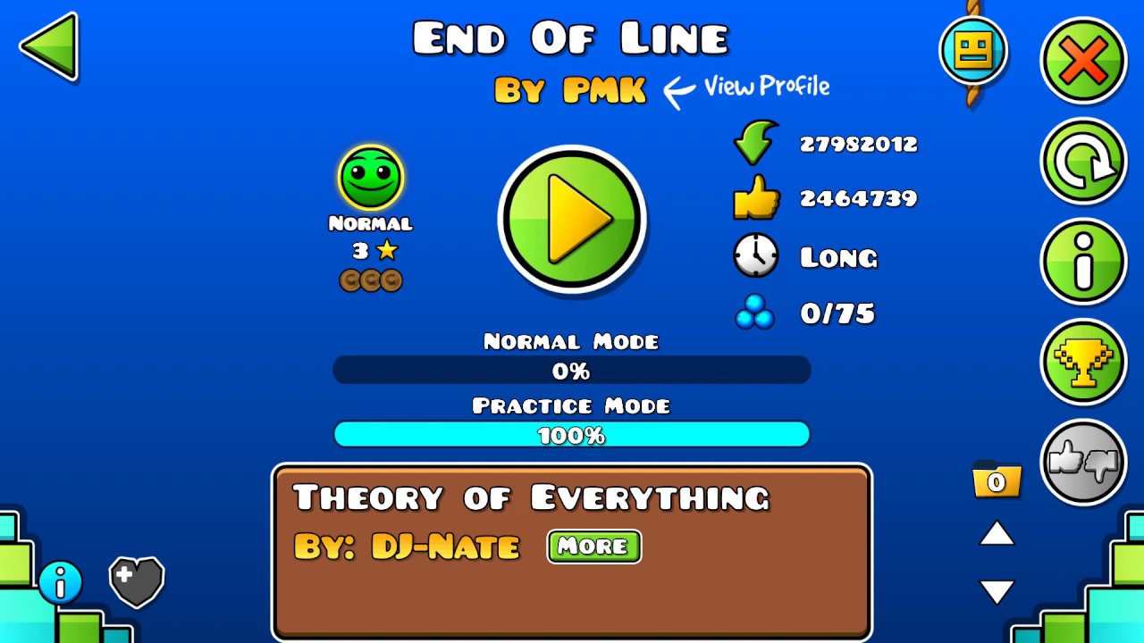 video 55 Geometry Dash End Of Line,Dreamland. - YouTube