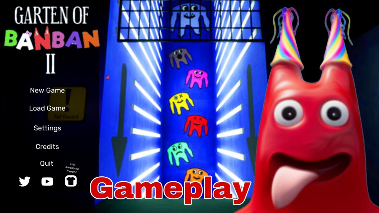 Garten Of Ban Ban 2 Gameplay And Main menu | Garten Of Ban Ban Chapter ...