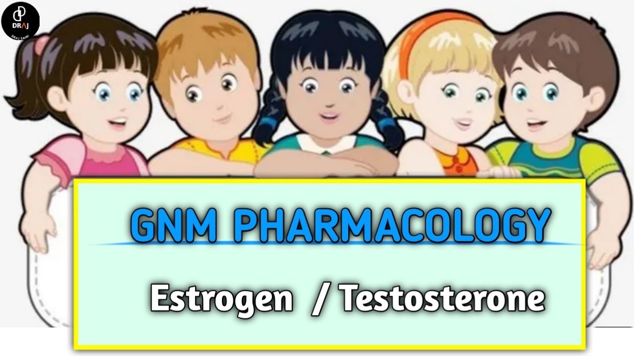 estrogen/testosterone || GNM ||Pharmacology || nursing exams | DRAJ ...