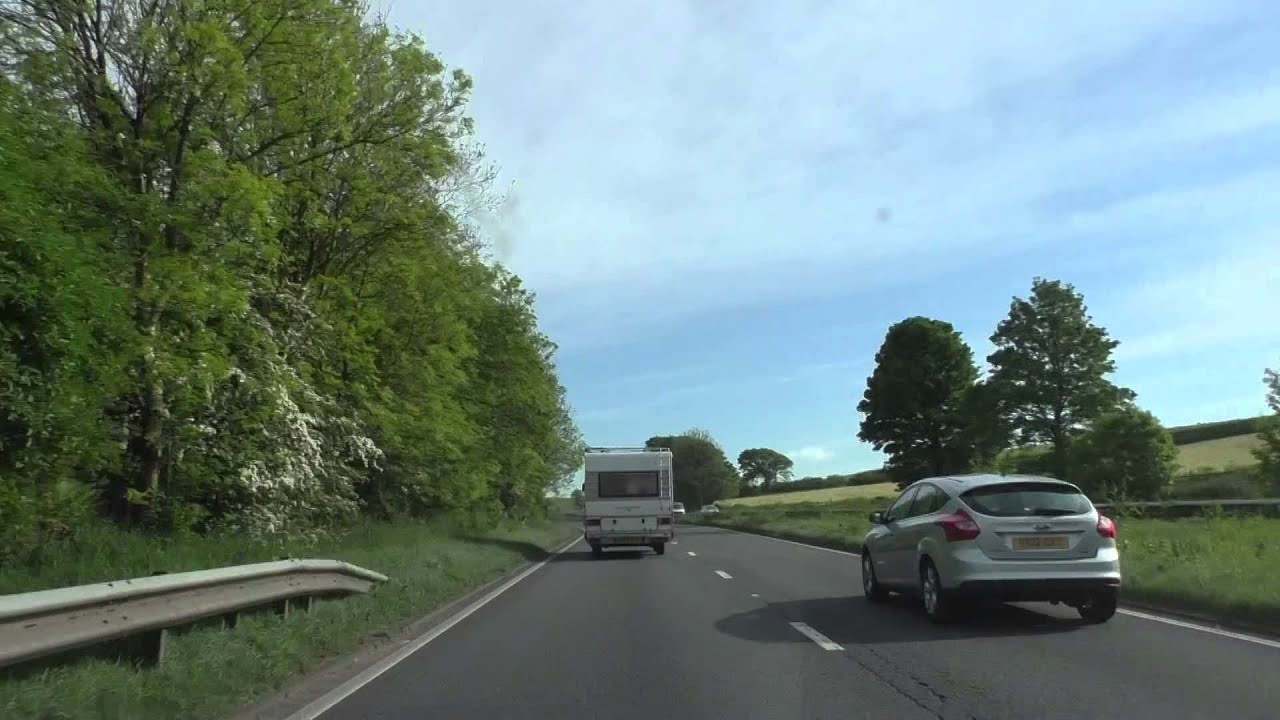 Driving On The A38 From M5 Motorway Junction 31, Exeter To Plymouth ...