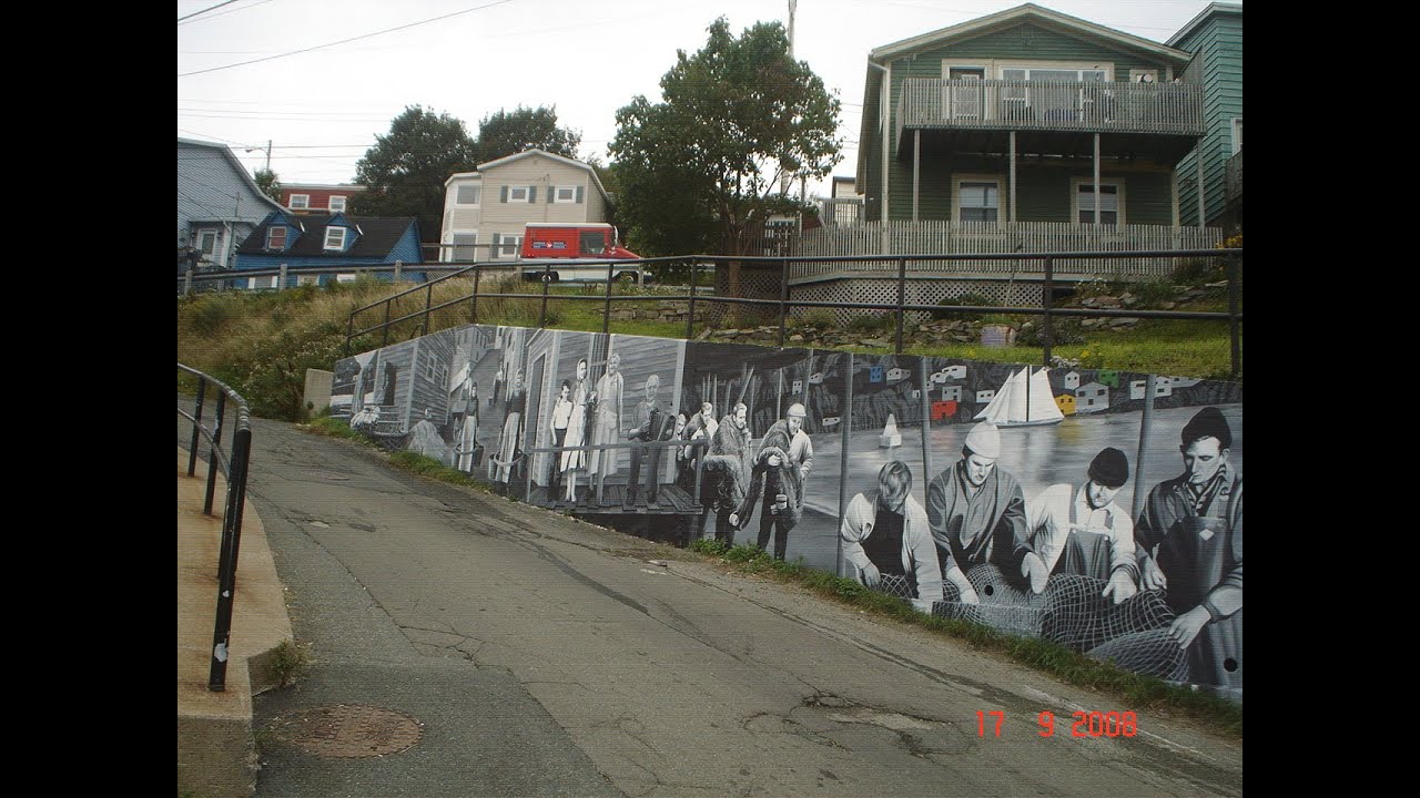 Battery Mural in St. John's east, Newfoundland. - YouTube