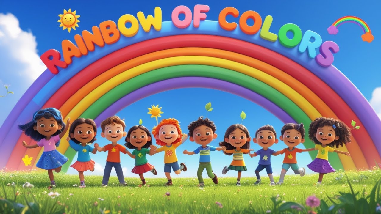 Learn Rainbow Colors🌈 The BEST Fun Learning SingAlong Song for Kids ...