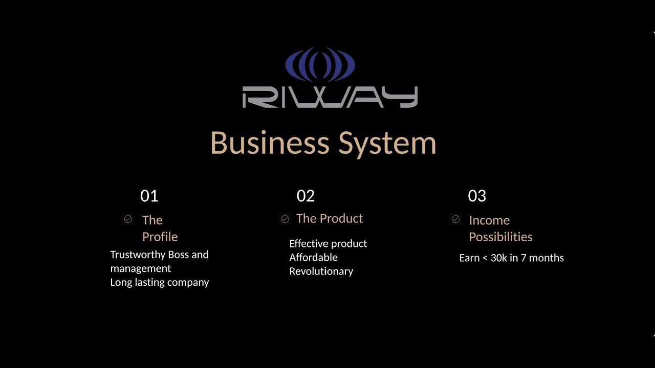 RIWAY BUSINESS AND MARKETING PLAN - YouTube