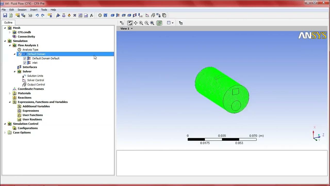 27 ANSYS WORKBENCH CFX TUTORIAL OPENING Conditions - YouTube