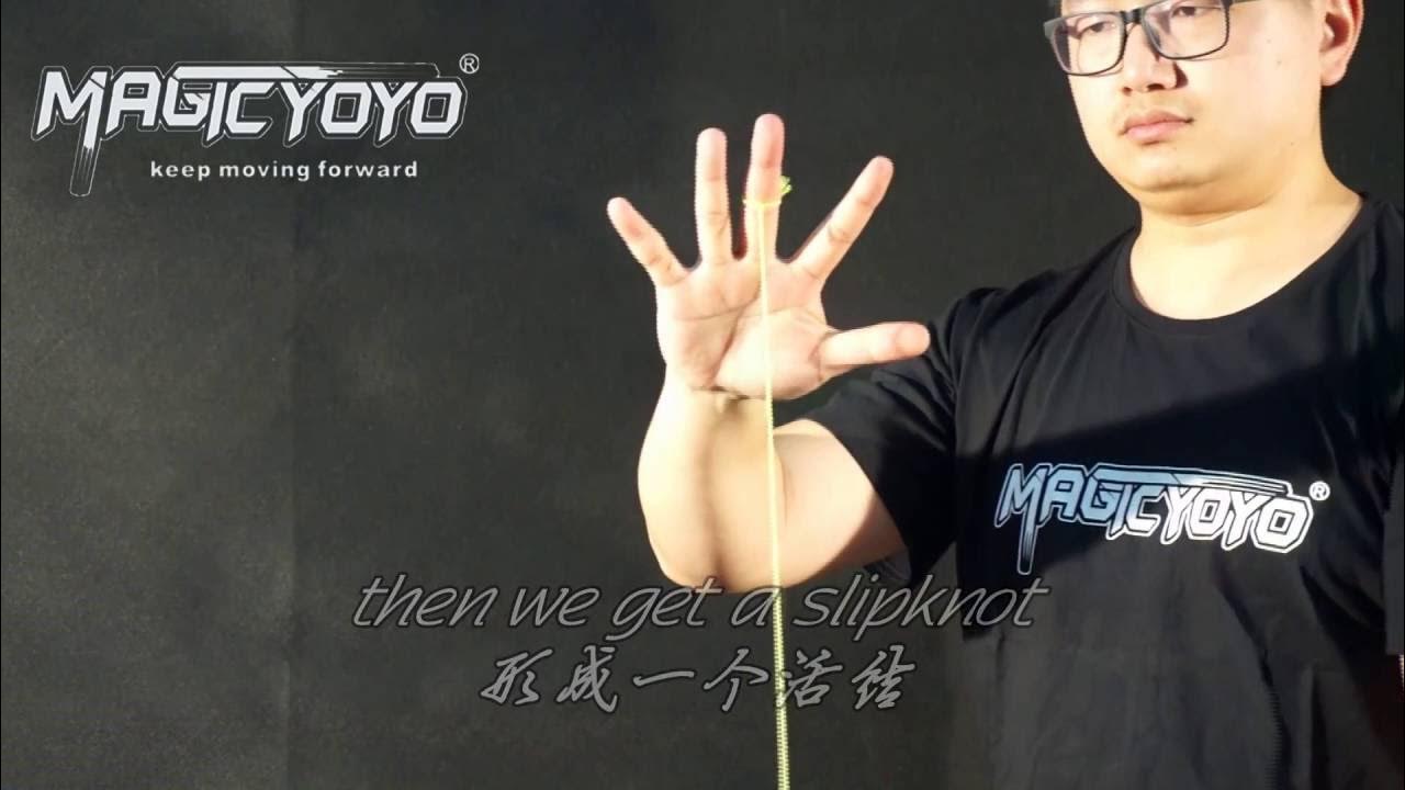 Magicyoyo Present YoYo Tutorial Set Up The String 1A - YouTube