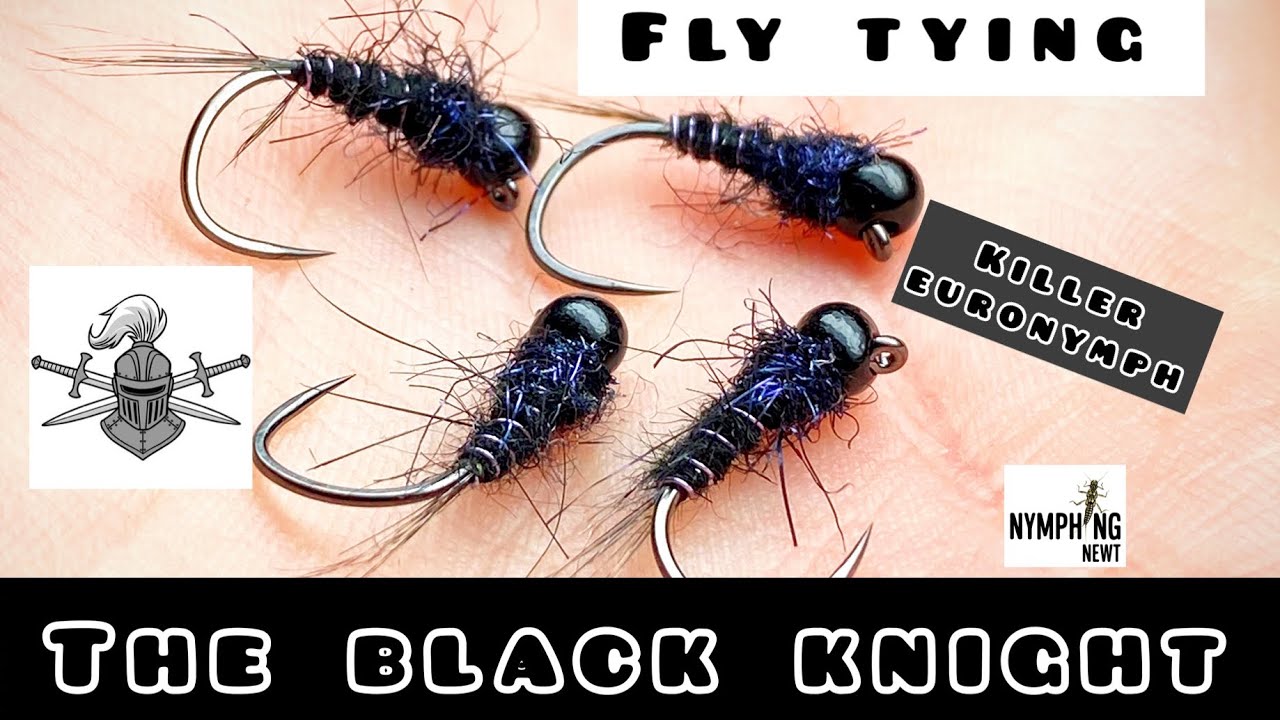 FLY TYING ~ THE BLACK KNIGHT ~ perfect euronymphing pattern for ...
