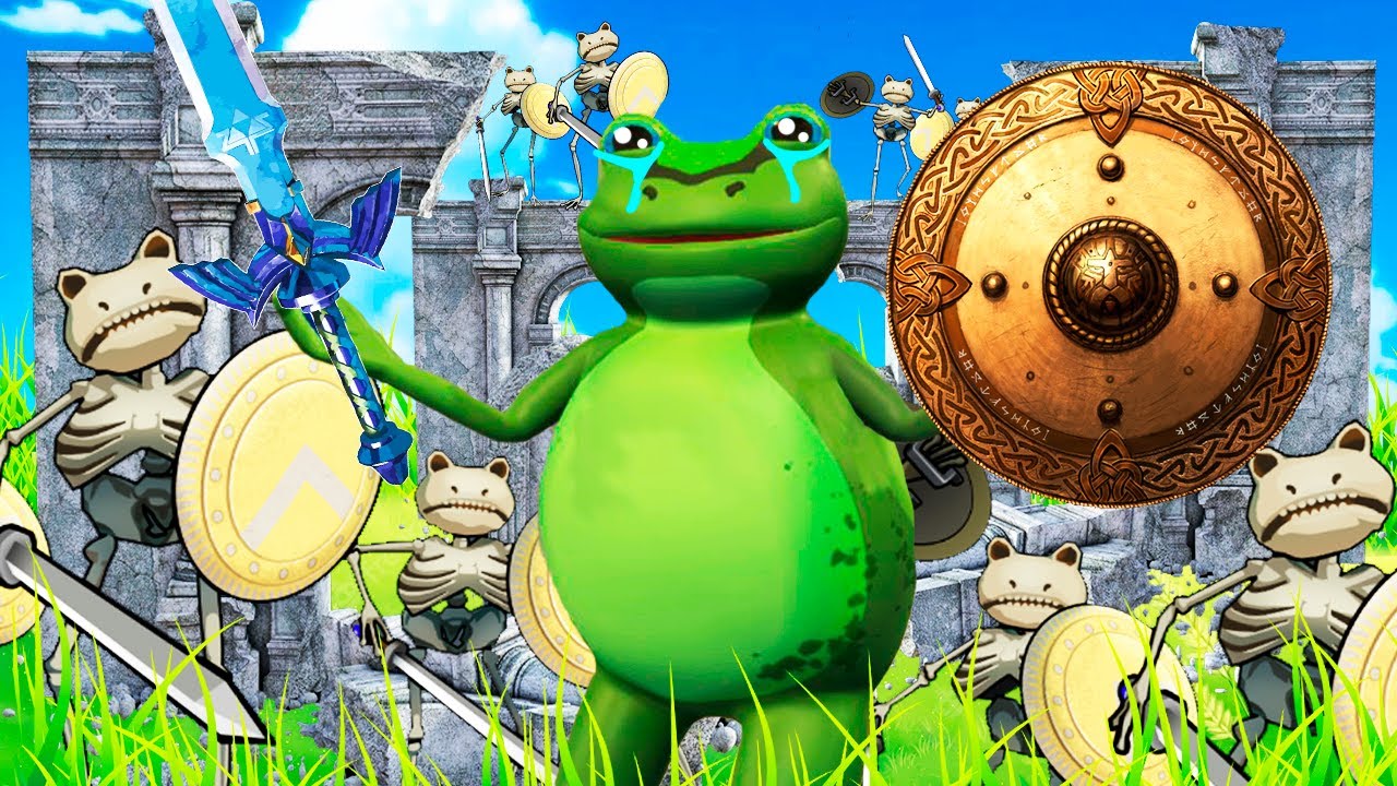 LA CIUDAD SECRETA DE LAS RANAS ESQUELETO | AMAZING FROG - YouTube