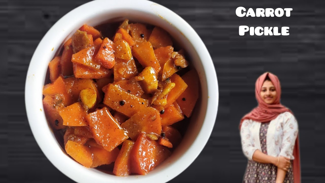 ക്യാരറ്റ് അച്ചാർ/carrot achar/carrot pickle recipe/malayalam - YouTube