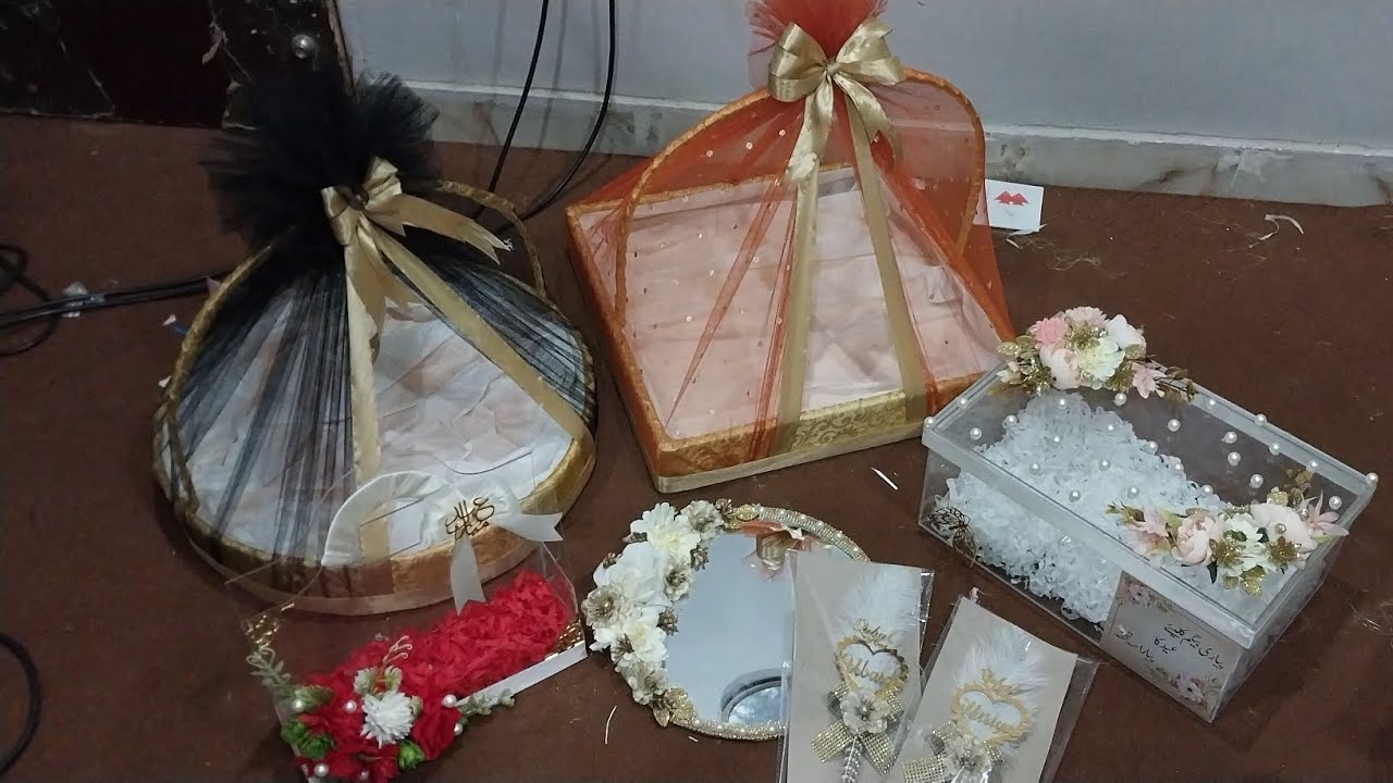 Wedding items for bride and groom | Wedding items making ideas at home ...