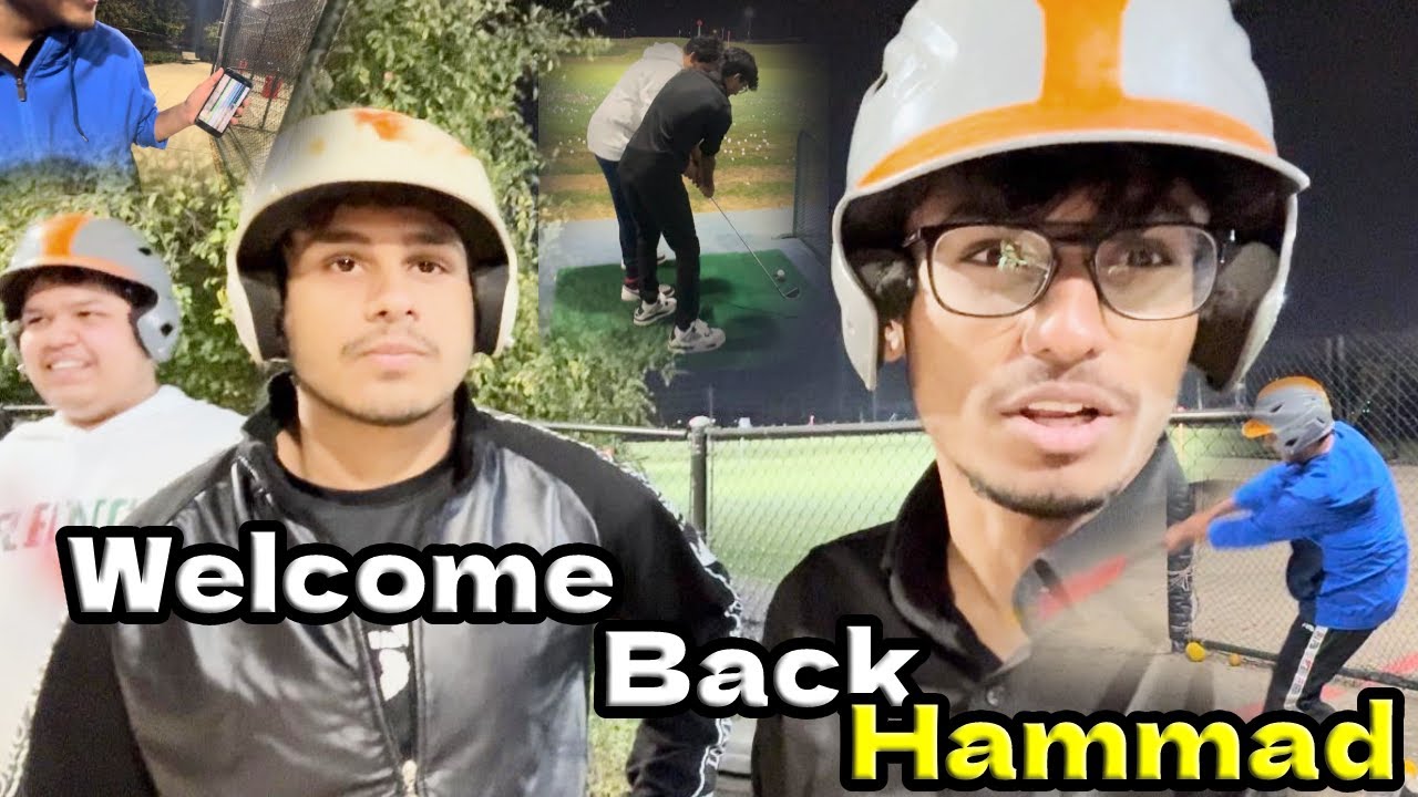 First experience of Golf🏌️and Baseball⚾️| hammad is back| phone bhi toot gaya - YouTube