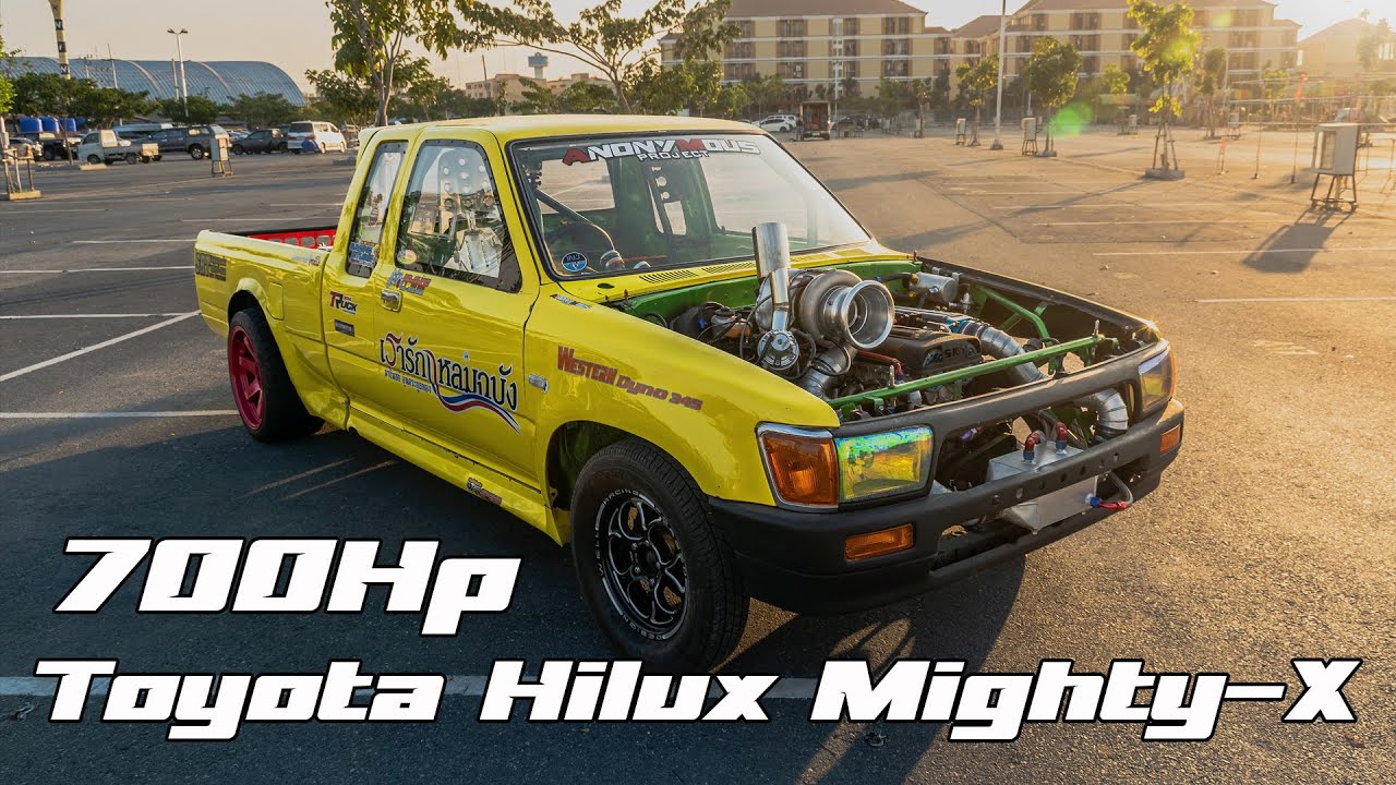 Toyota Hilux Mighty-X 700Hp รถซิ่งยุค90 โหดจัด!! - YouTube