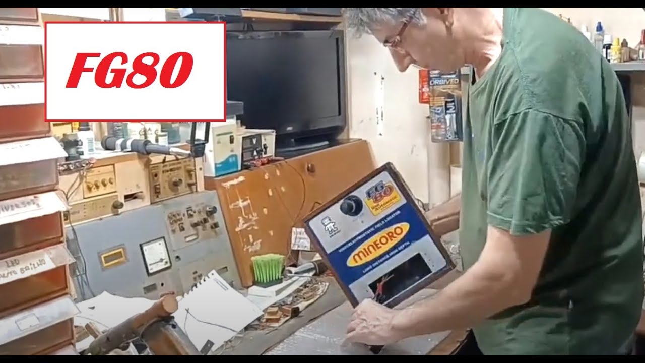 Mineoro FG-80 Teste do sensor eletromagnético - YouTube