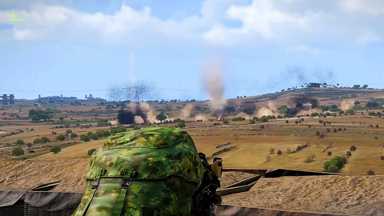 Arma 3 EPIC Artillery Barrage - YouTube