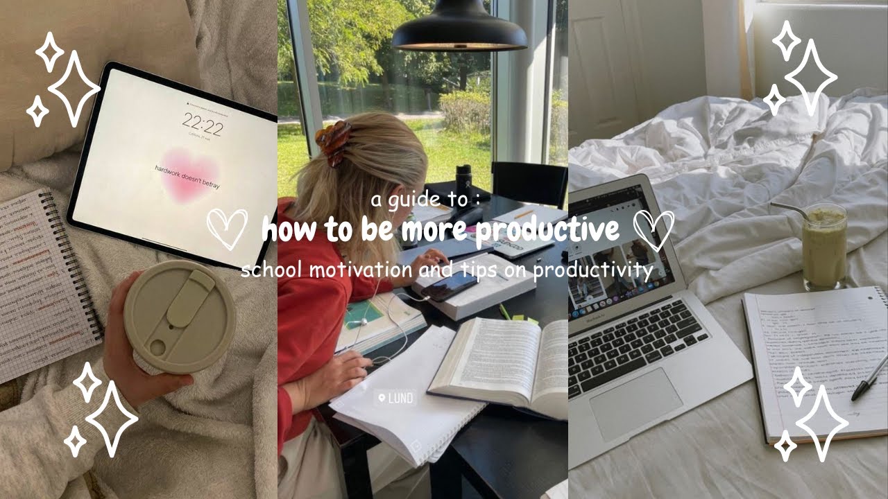 how to be more PRODUCTIVE | queen of aesthetic - YouTube