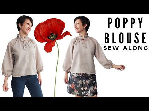 Sewing a Gathered Neck Ruffle Blouse // Sewing Tutorial (GIVEAWAY ...