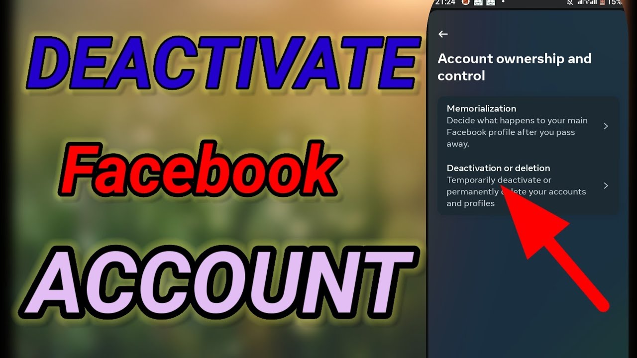 Deactivate Facebook Account in 2024: Step-by-Step Guide - YouTube