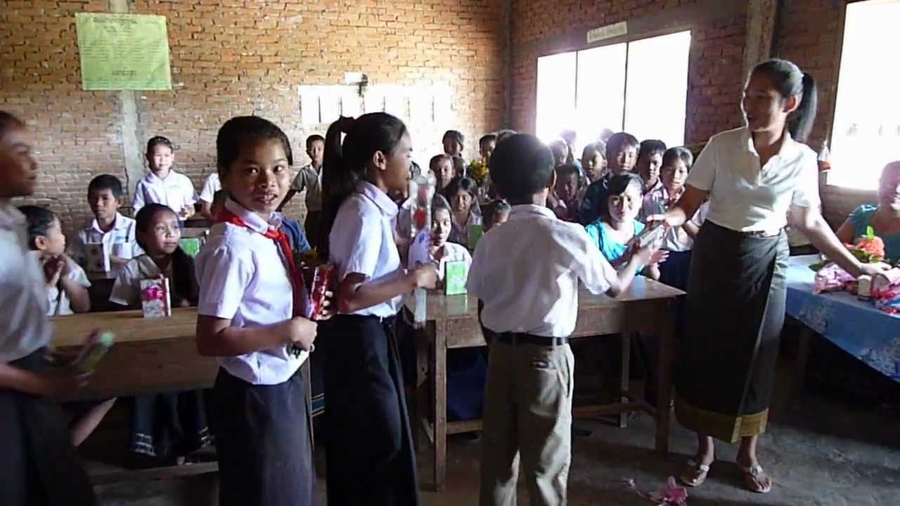 Teacher's Day in Laos - YouTube