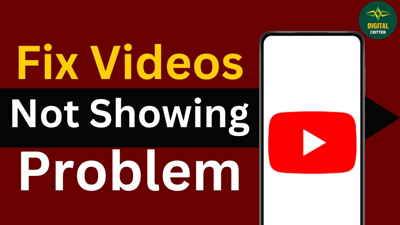 How to fix Videos Not Showing ON YouTube Homepage Problem ? - YouTube