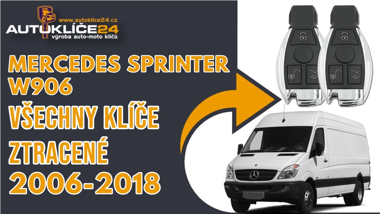 Mercedes Sprinter W906 2006-2018 všechny klíče ztracené Abrites - www ...